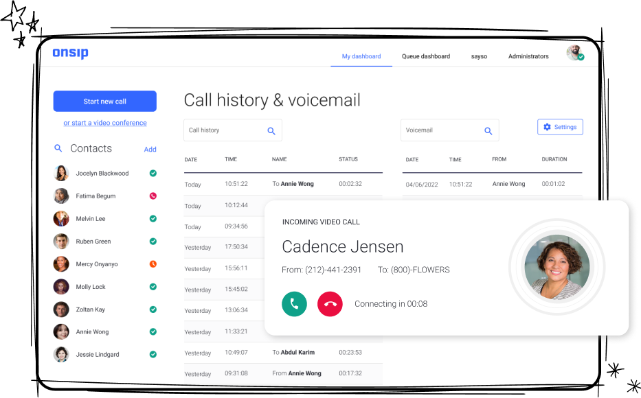 Hosted VoIP Services Provider - Start Free Today | OnSIP